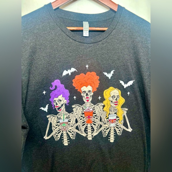 Cotton Heritage | Tops | Halloween Hocus Pocus Skeleton Trio Graphic ...